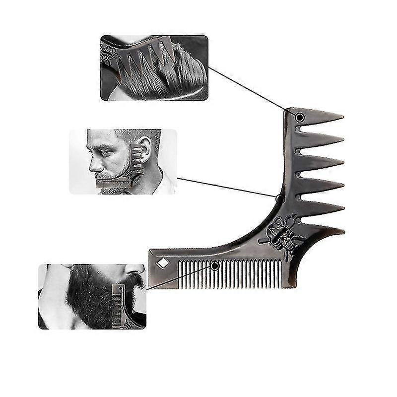 Slicked-back Professional Styling Comb Anti Static Hair Brush For Men ...