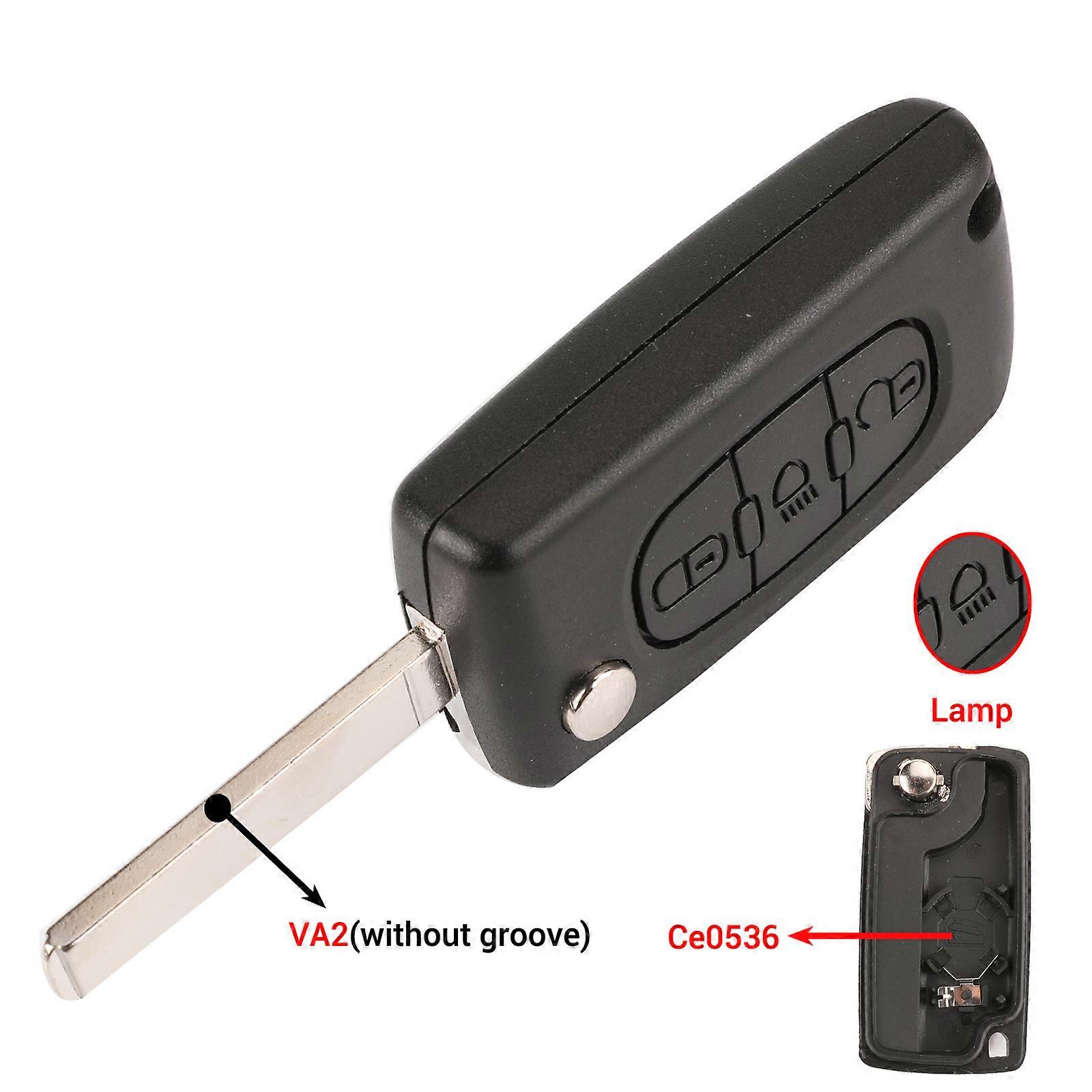 2/3 Button Remote key Case for Peugeot 207 307 308 407 607 807 For ...