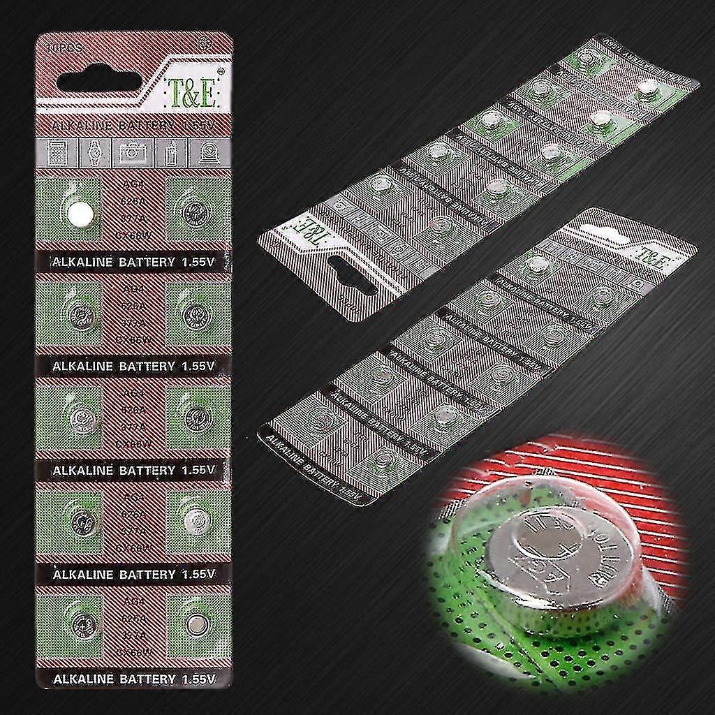 10 Pieces Sr626sw Lr626 Ag4 377 1.5v Watch Battery Button Coin Cell ...