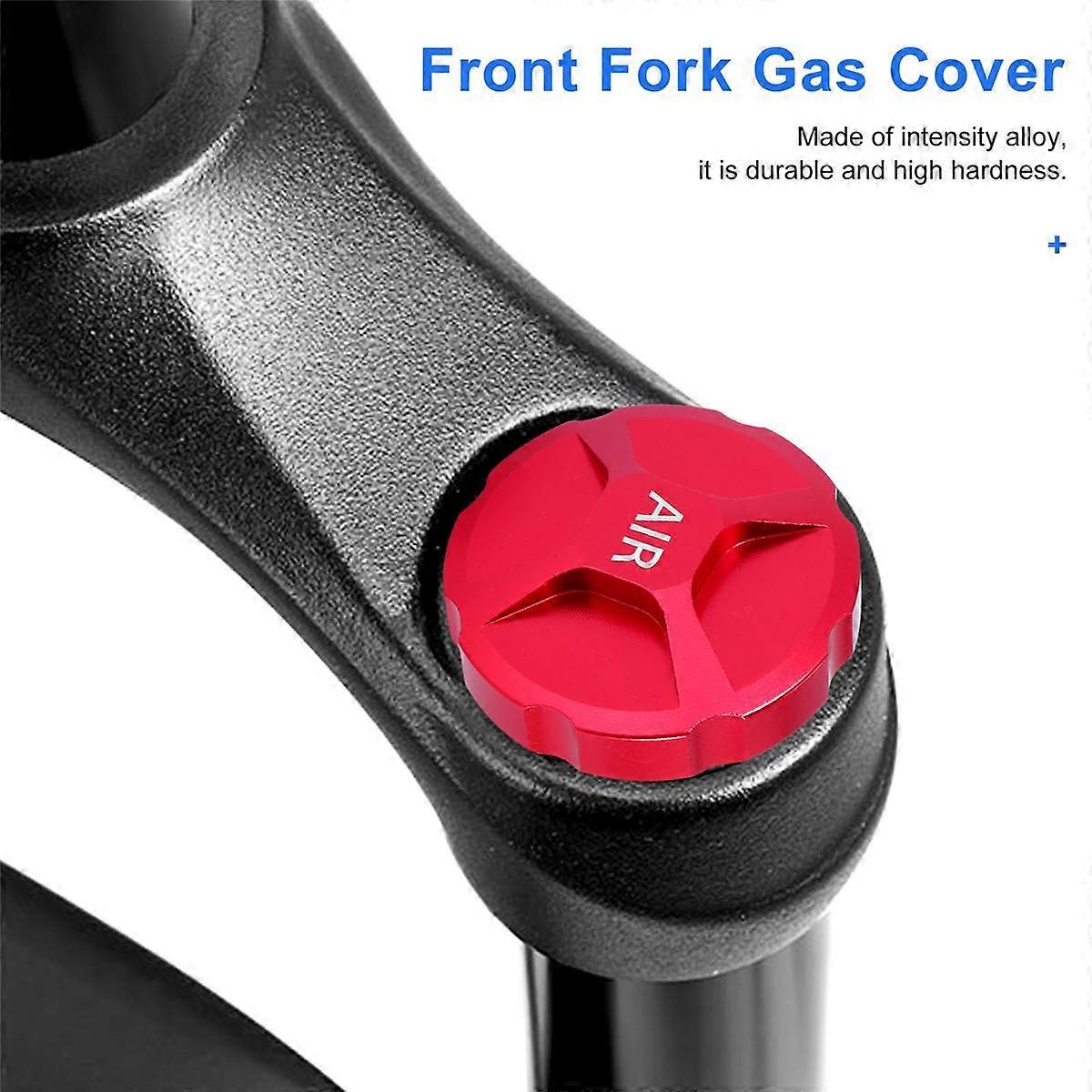 Bicycle Fork Cover Cap Aluminum Alloy Air Fork Nozzle Cover Shock ...