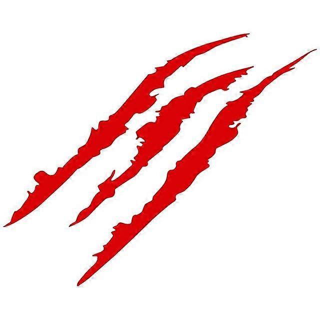 1/2pcs Car Stickers Reflective Monster Claw Marks Scratches Stripes ...