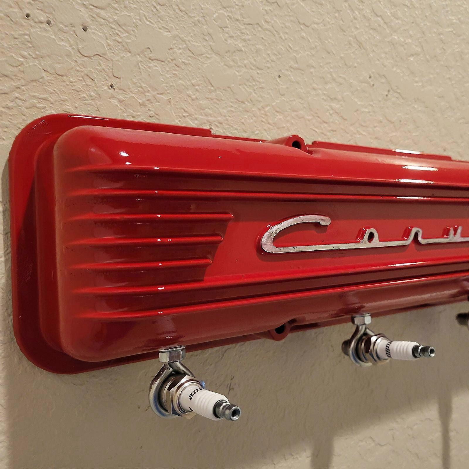 New Vintage Corvette Script Valve Cover Hook, Coat Rack Wall Mounted ...