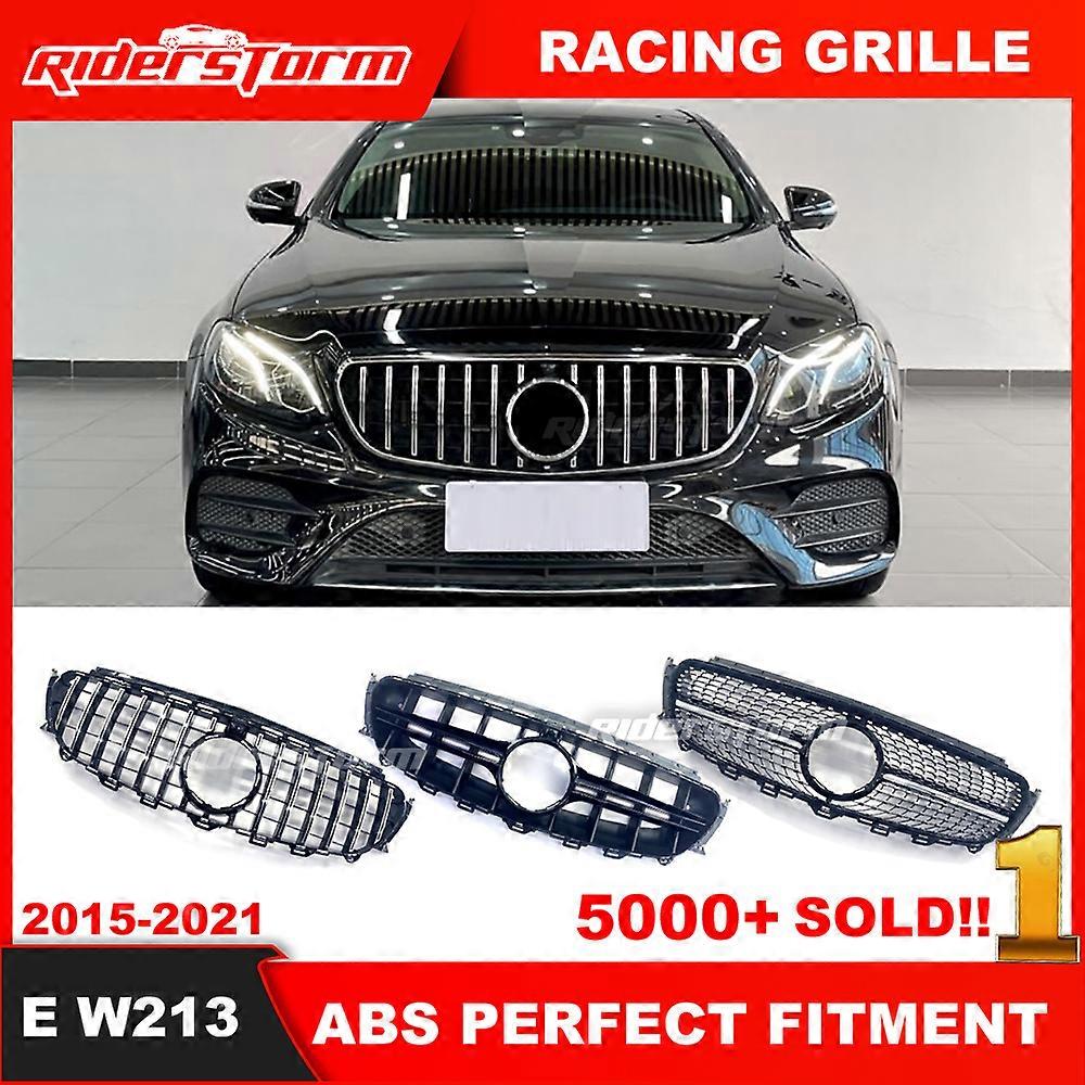 2016+ Front Mesh Grill W213 GT Grille E43 E450 W238 coupe Front Grill for Mercede E200 E300 E250 ...