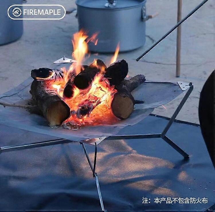FIREMAPLE folding fire table outdoor portable bonfire barbecue grill ...