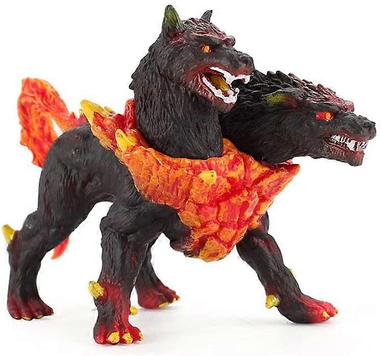 Two-headed Eldrador Creatures Hellhound Toys Action Figurines Mythical ...