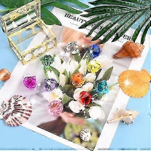 30 Pieces Big Size Kids Diamond Toy Acrylic Gem Set Acrylic Diamond ...