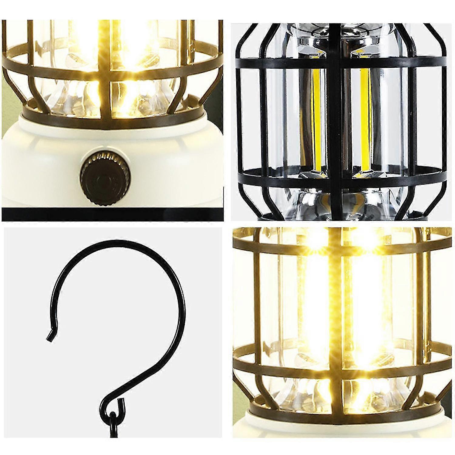 Portable Electric Camping Lantern Lamp - Usb Rechargeable Camping Light ...
