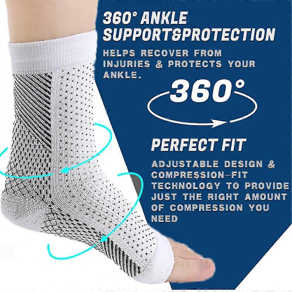Soothe Socks Neuropathy Compression Ankle Arch Support Protection Pain ...