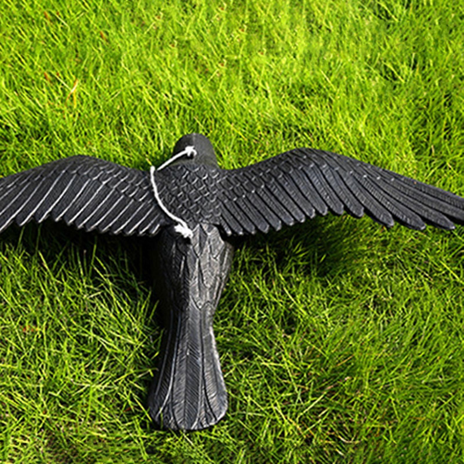 Crow Decoys Crow Black Realistic Crow Simulated Plastic Standing Crow ...