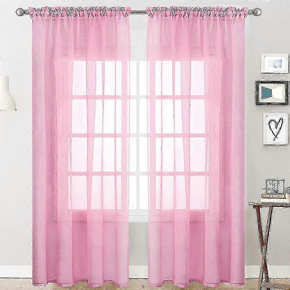 Voile Curtains With Ruffles In Linen Optics Transparent JR2025032600488 ...