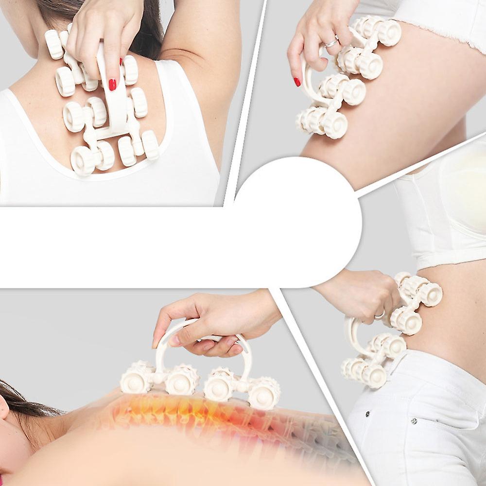1Pc Manual Roller Massager Multi-purpose Spine Neck Back Massager. (non ...