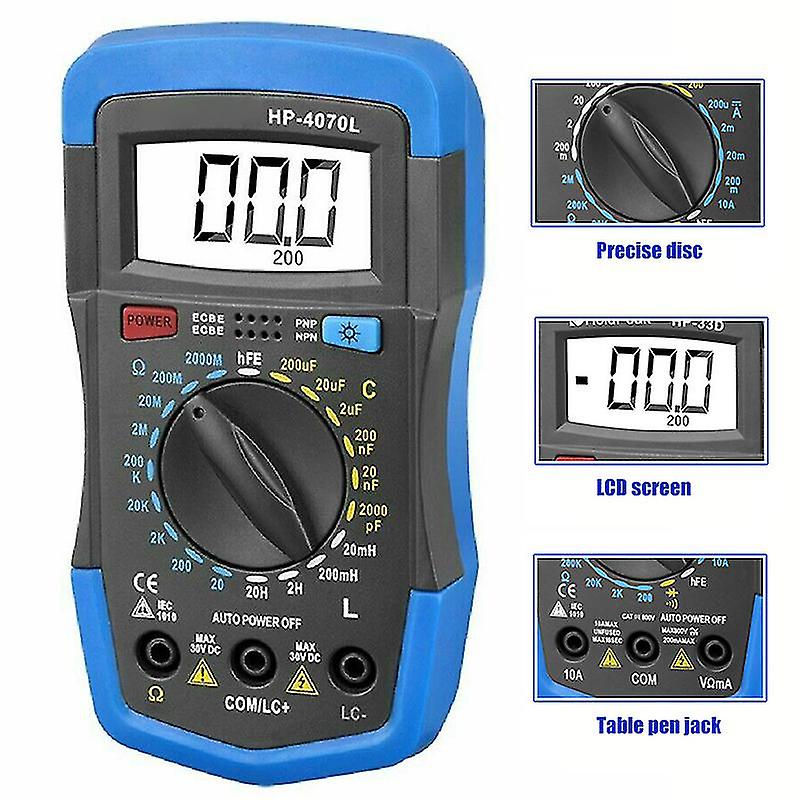 Rlc Meter Inductance Capacitance Resistance Multimeter Ohm Inductor ...