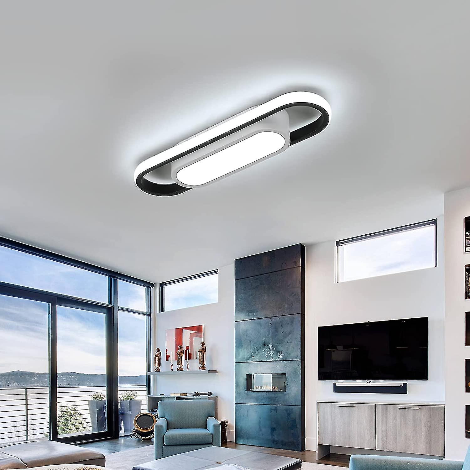 Rectangular Acrylic Modern Led Ceiling Light | Shelly Lighting