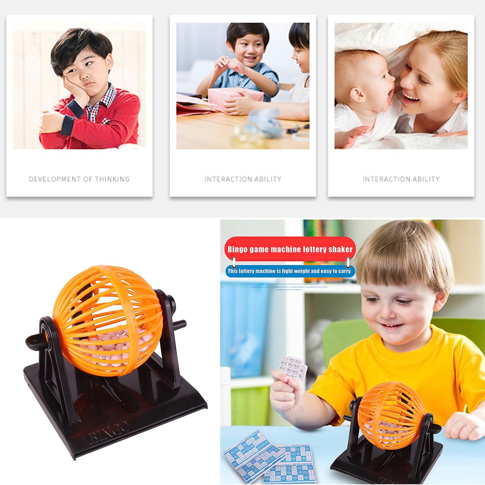 Kids Bingo Game Machine, Lottery Draw Machine, Desktop Toy For Hand-eye ...