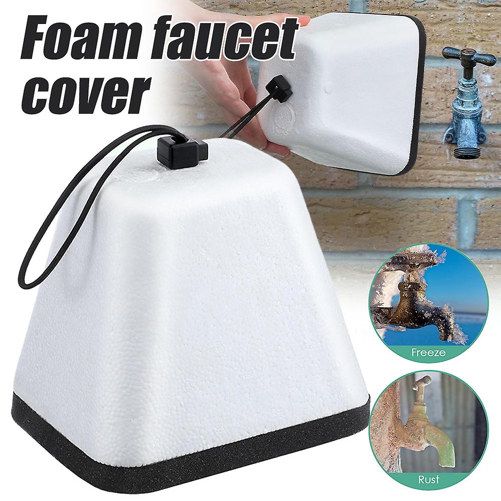Outdoor Foam Faucet Cover For Winter, Anti Freeze Proof Outdoor Faucet ...