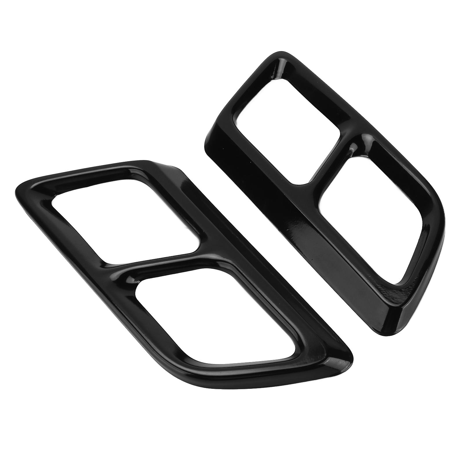 Exhaust Tail Pipe Cap,2pcs Exhaust Tip Trim Tail Throat Cover Exhaust ...