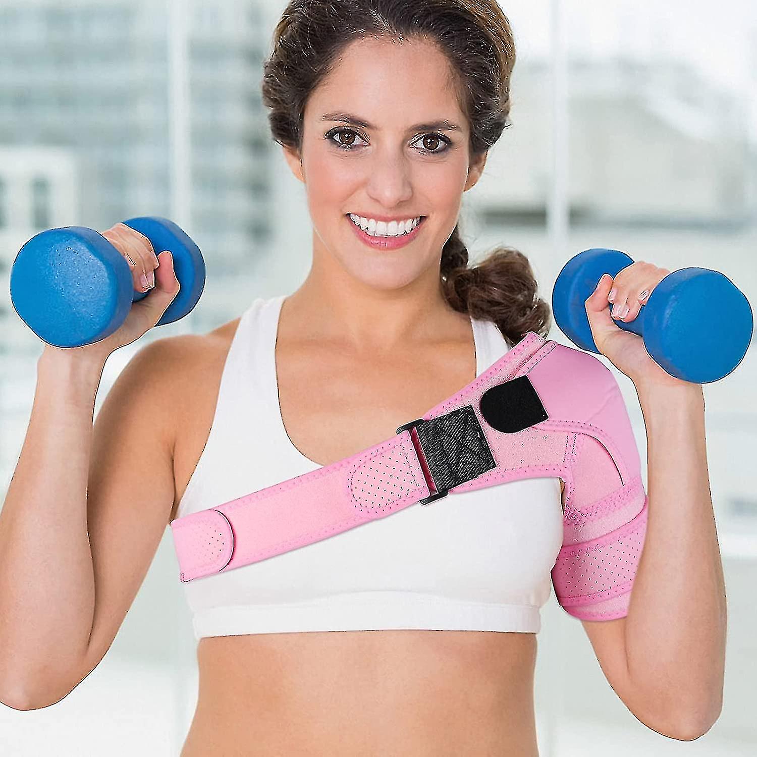Shoulder Brace For Women Adjustable Shoulder Support Brace For Left And Right Shoulder ...