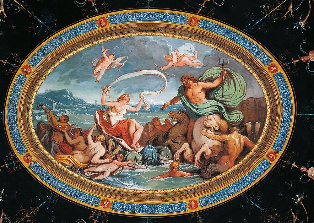 The Marriage Of Poseidon And Amphitrite Poster | Fruugo DE