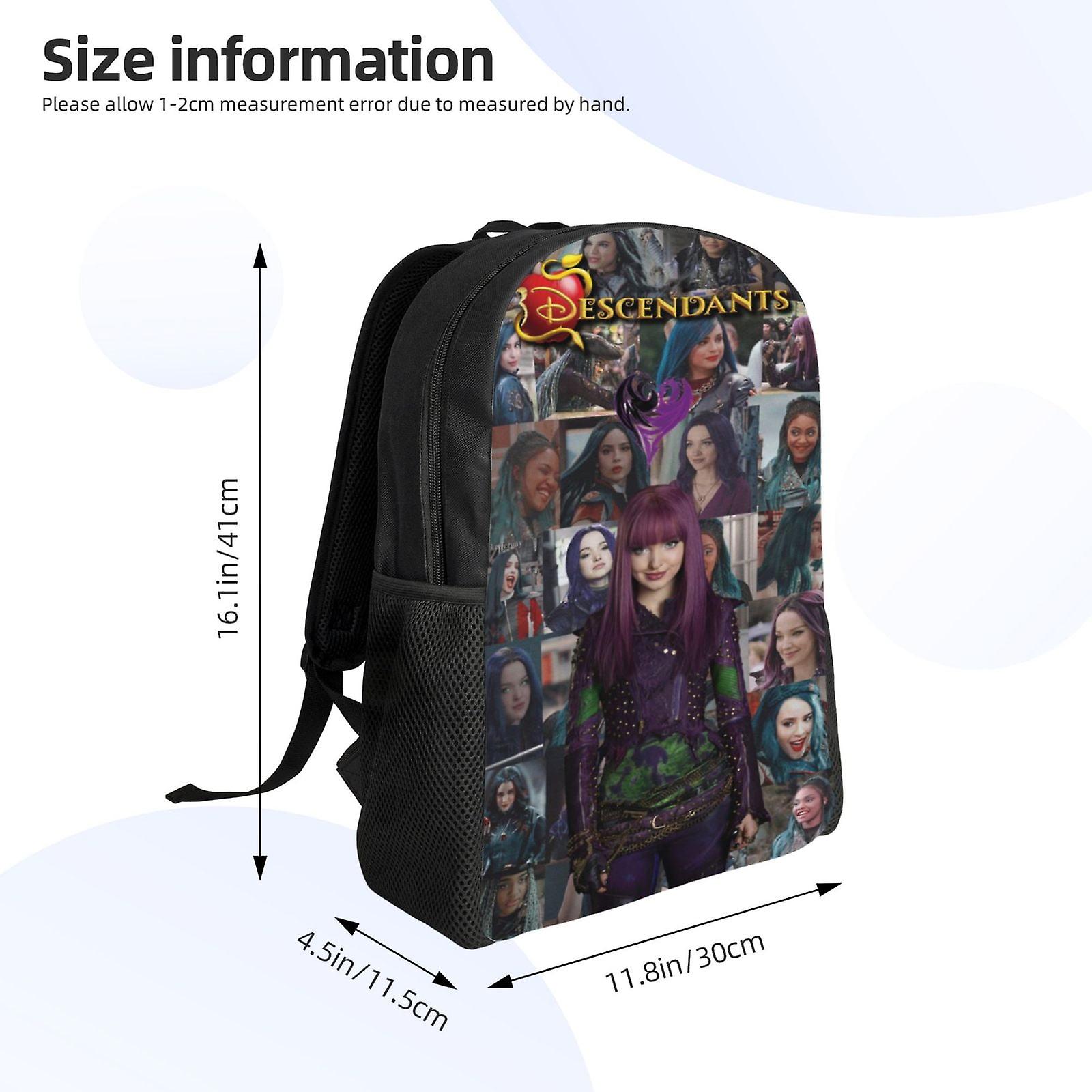 Descendants Backpack Cute Anime Large Capacity Multifunction Backpacks ...