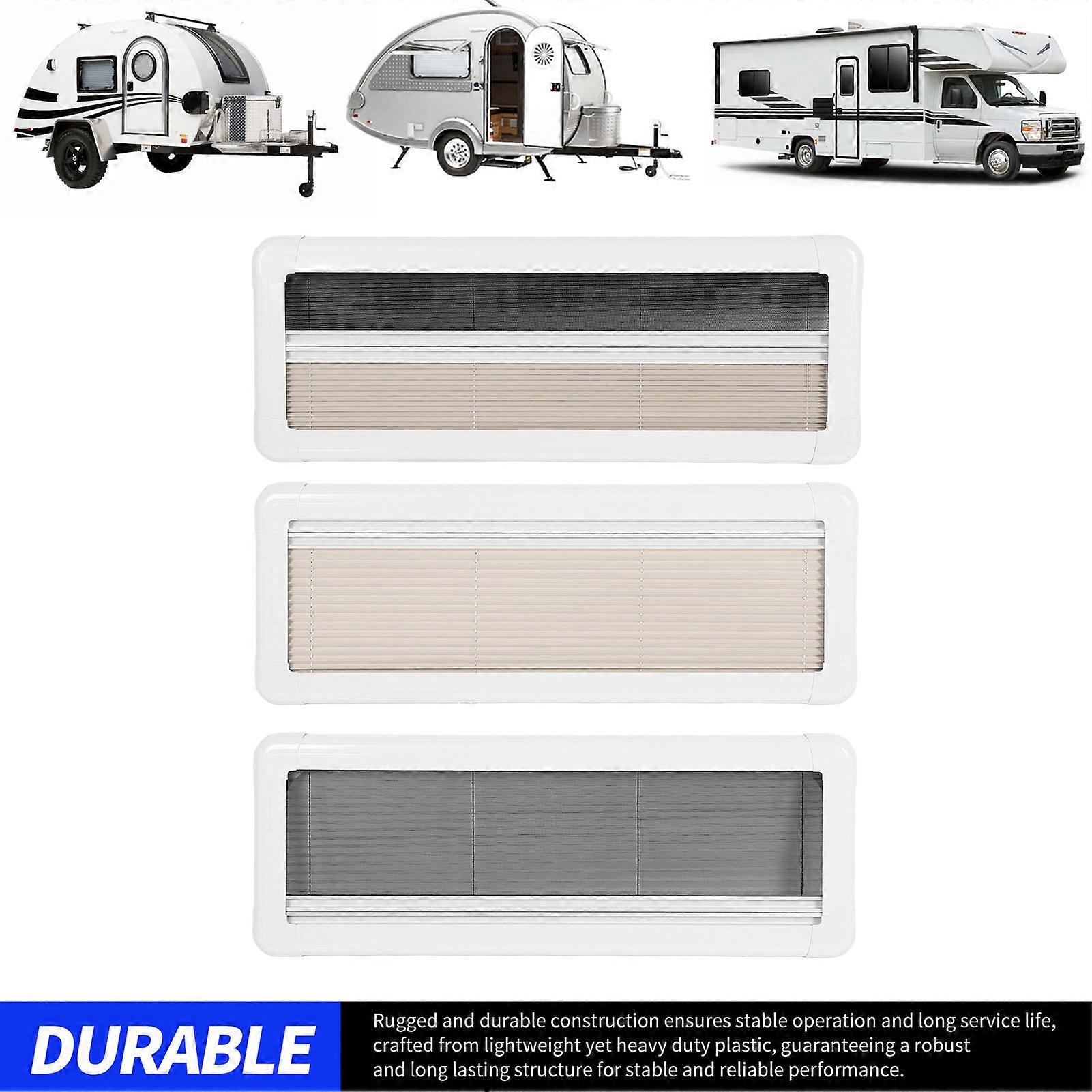 36 X 12in RV Pleated Blinds Privacy Protection UV Blocking Durable ...