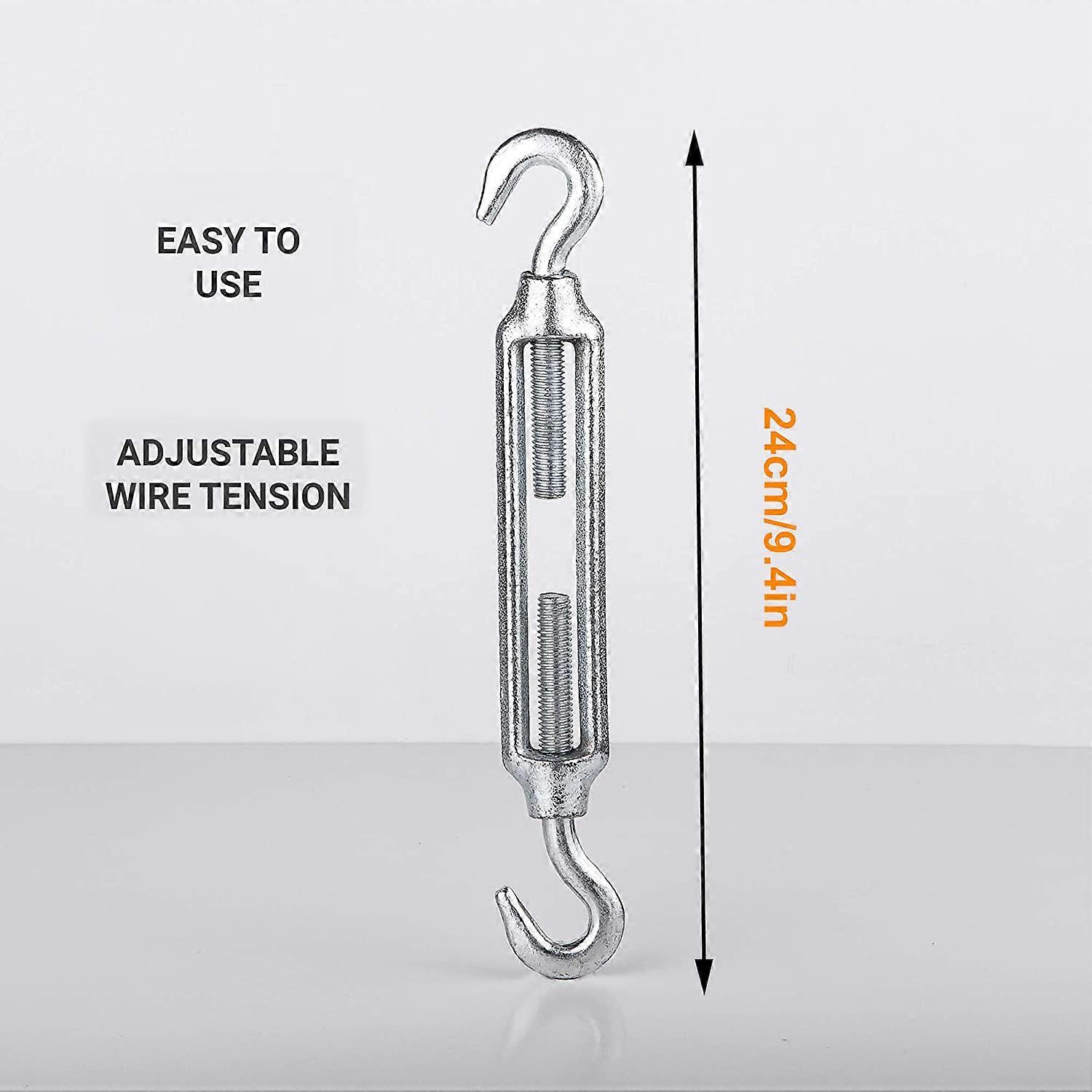 Set Of 2 Wire Tensioners, Cable Tensioner Screw Hook, Stainless Steel ...