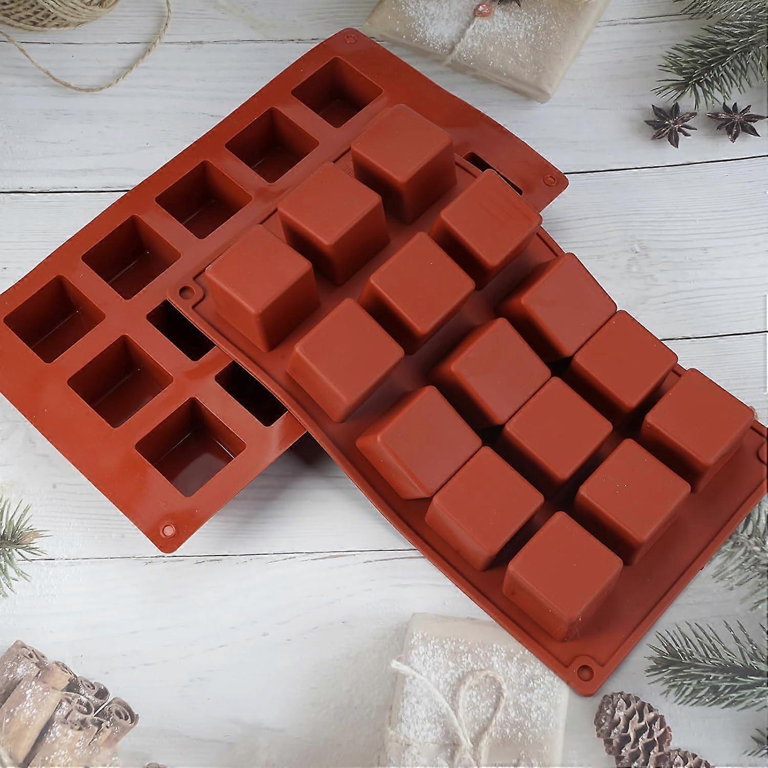 30 Cavity Cube Molds, Chocolate Molds, Silicone Molds, Baking, Silicone ...