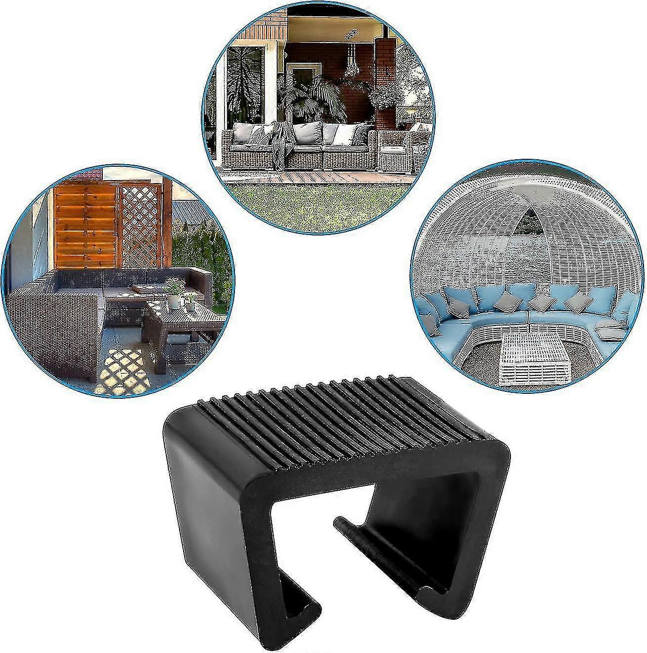 8 Pcs Rattan Furniture Clips, Patio Wicker Furniture Clips Outdoor ...