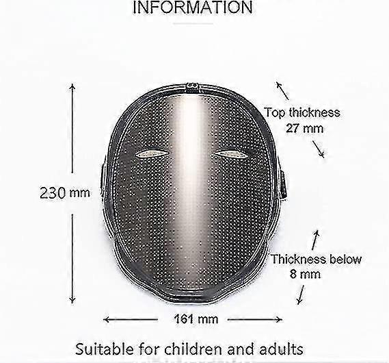 Diy Mask Bluetooth Rgb Led Lights Up Display Party Picture Editing ...