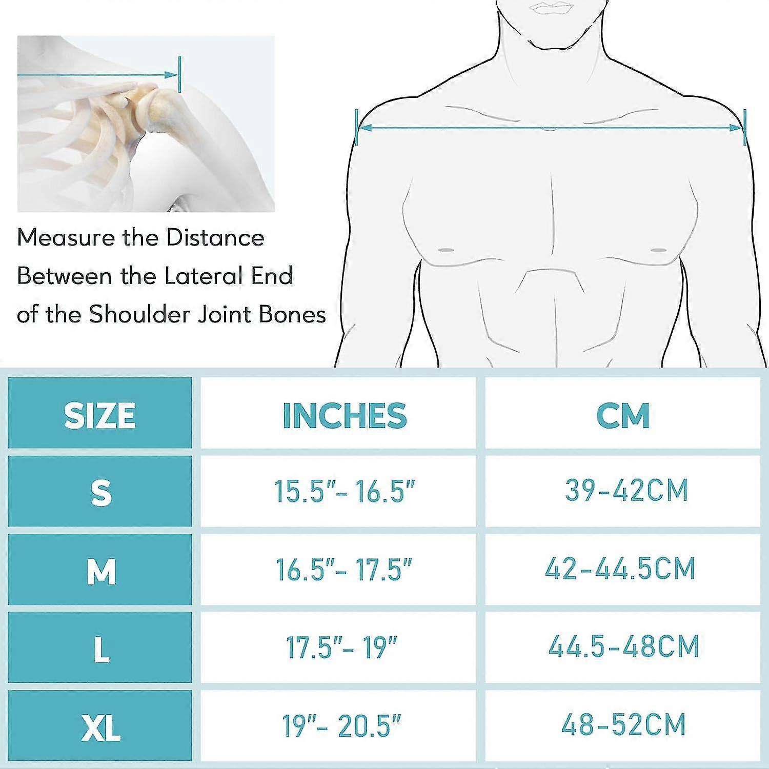 Double Shoulder Brace For Women Men, Shoulder Pain Relief Double ...