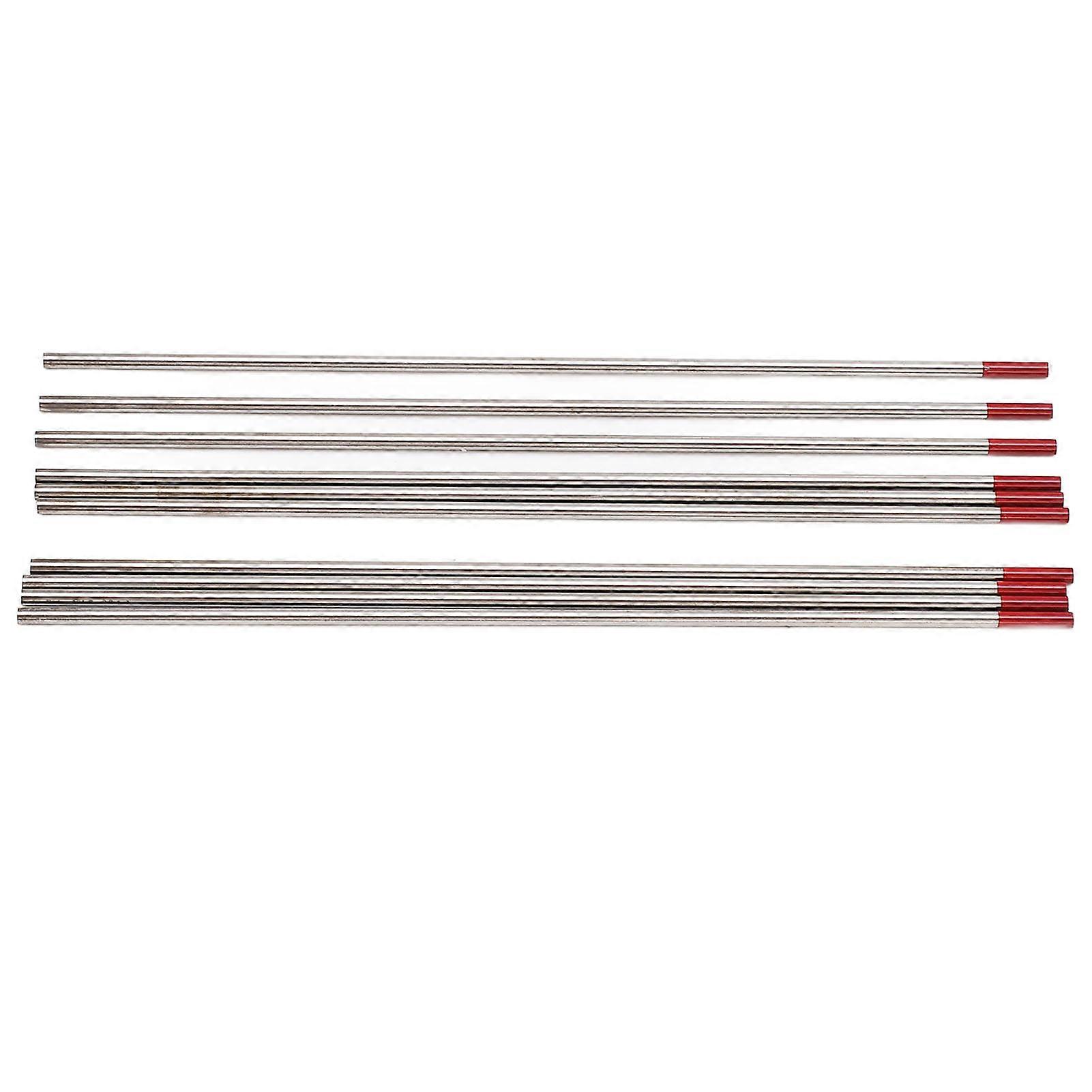 10PCS Tungsten Electrodes Red Tip TIG Welding Electrode Replacement ...
