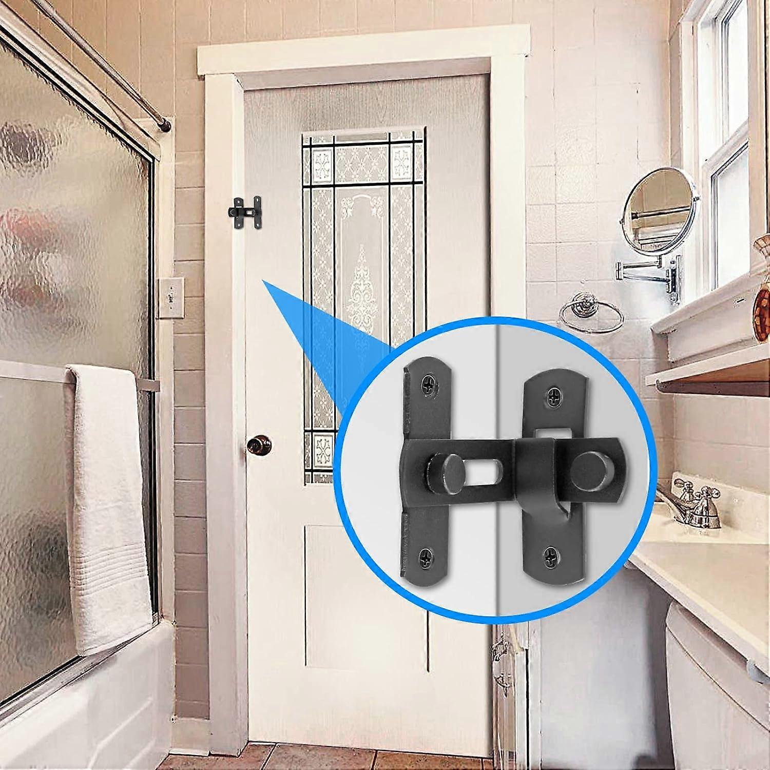 Flip Door Sliding Latch, 90 Degree Stainless Steel Latch Heavy Duty ...