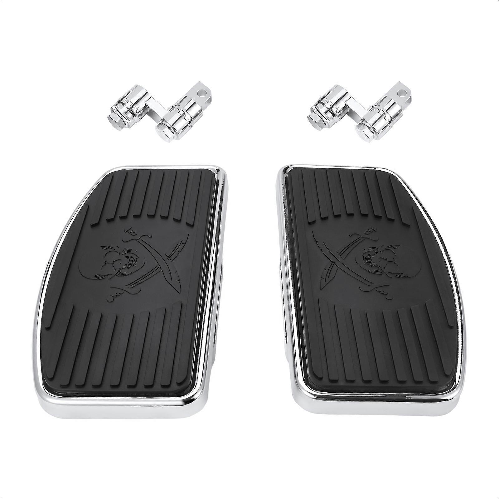 Adjustable Motorcycle Footpegs Footrest Wide Floorboard Footboards For ...