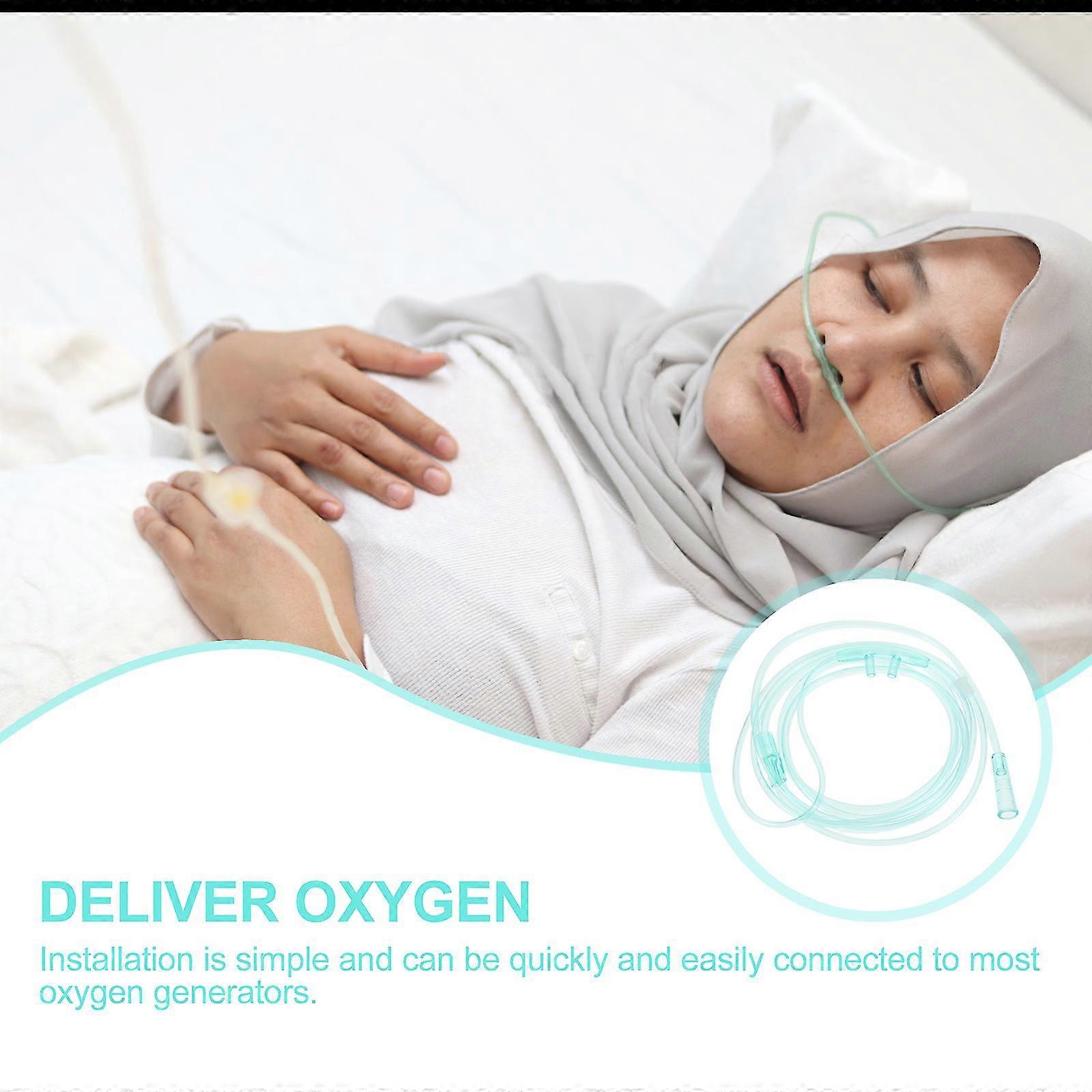 10 Pcs Oxygen Nasal Tube Nasal Cannula Nasal Pipe Oxygen Oxygen Tubing ...