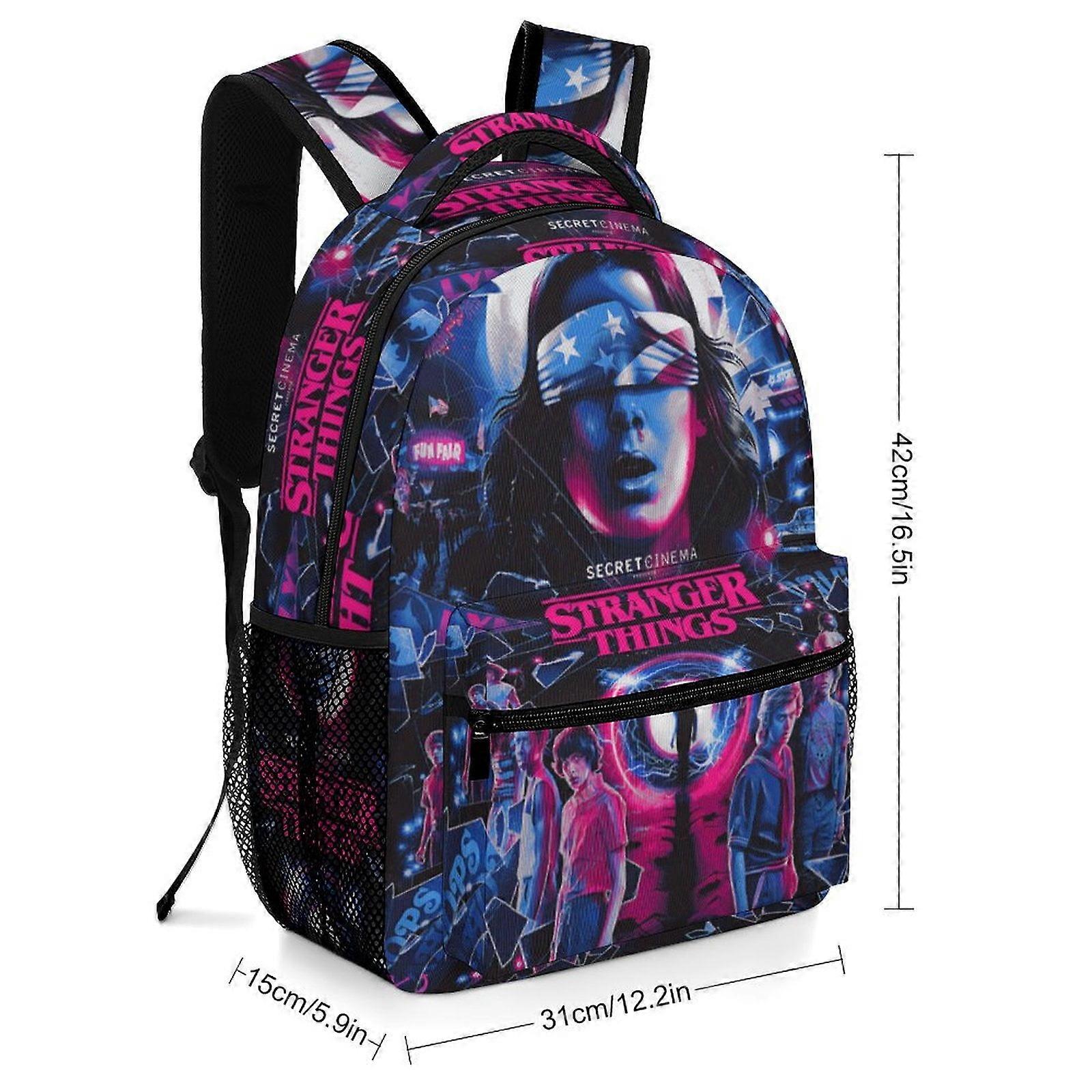 Stranger Things Backpacks School Bag Bookbag Casual Daypack Backpacks ...