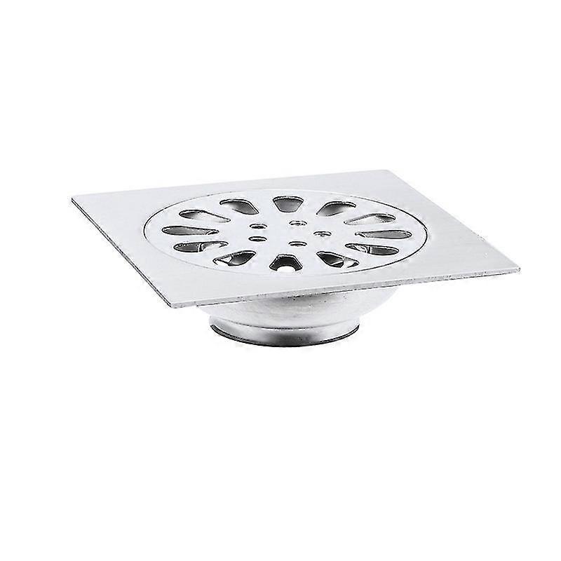 Floor Drain With Removable Cover, Stainless Steel Shower Drain With ...