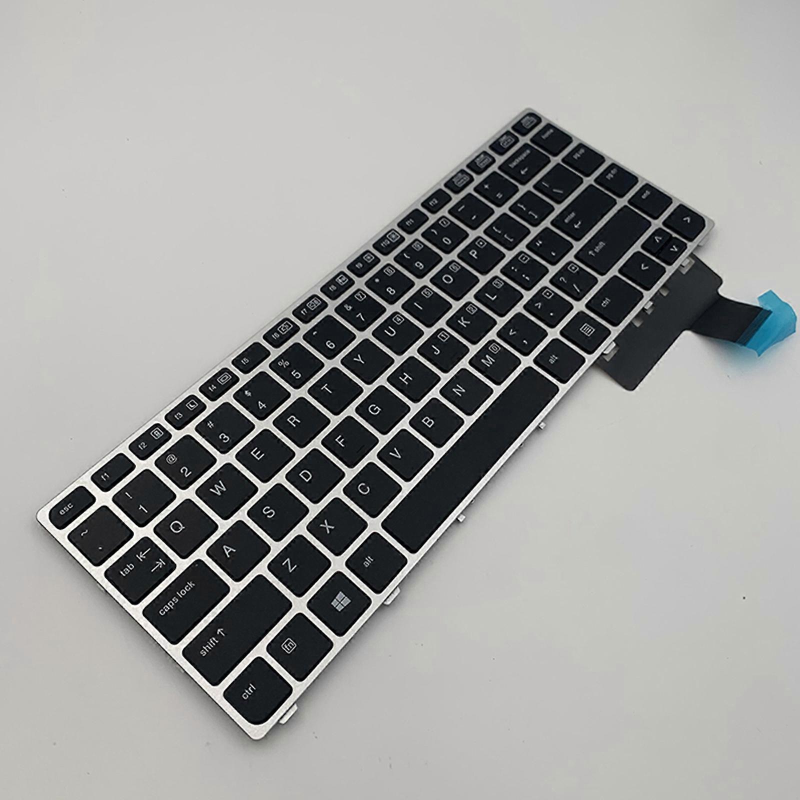 Replacement Silver Frame Keyboard for HP EliteBook folio 9470m 9470 ...