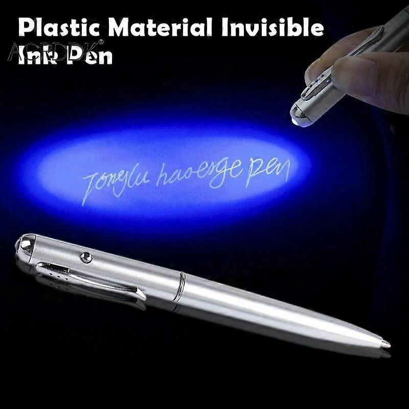 Invisible Ink Pen With Magic UV Light Pencil for Money Fluorescent ...