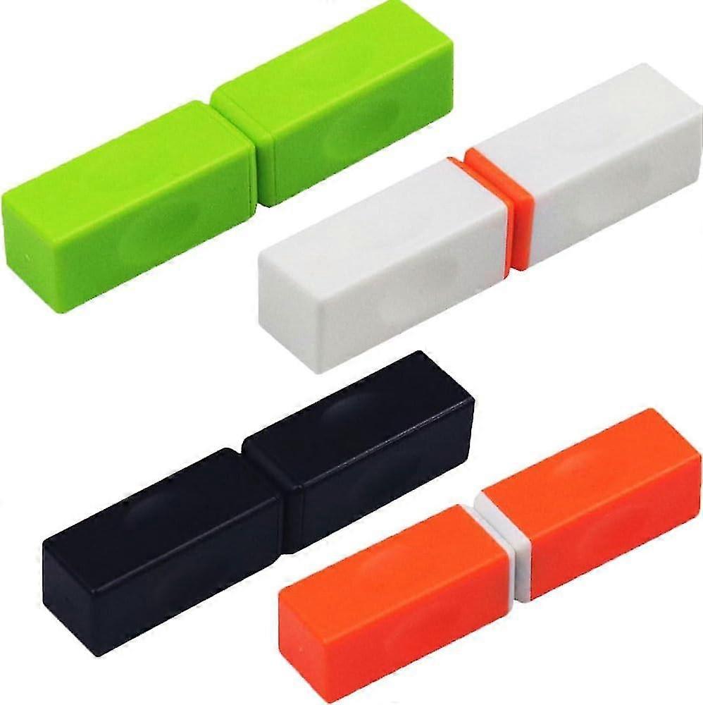 Magnetic Building Blocks, 4pcs Bounce Bricks, Magnetic Fidget Block Toy ...