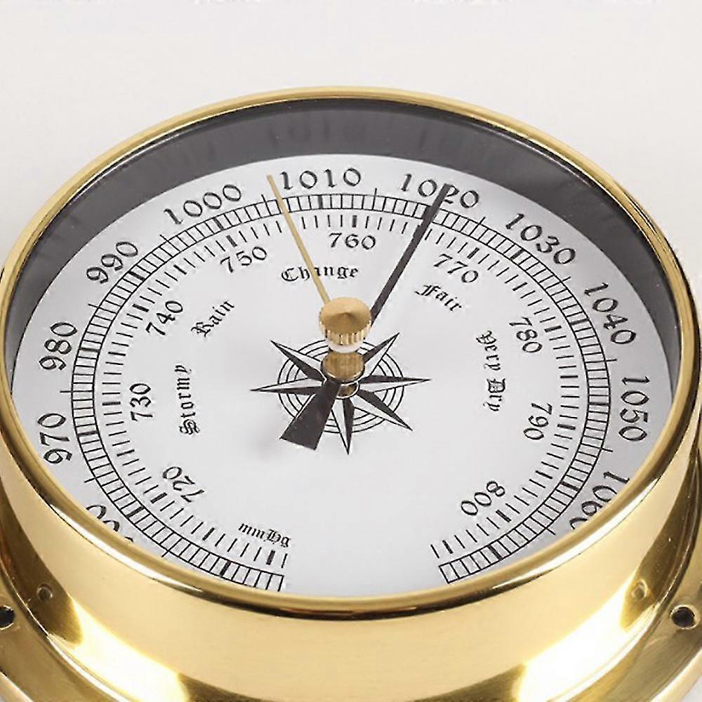 Clock, Wall Mounted Tester Copper Shell Marine for Weather Station ...