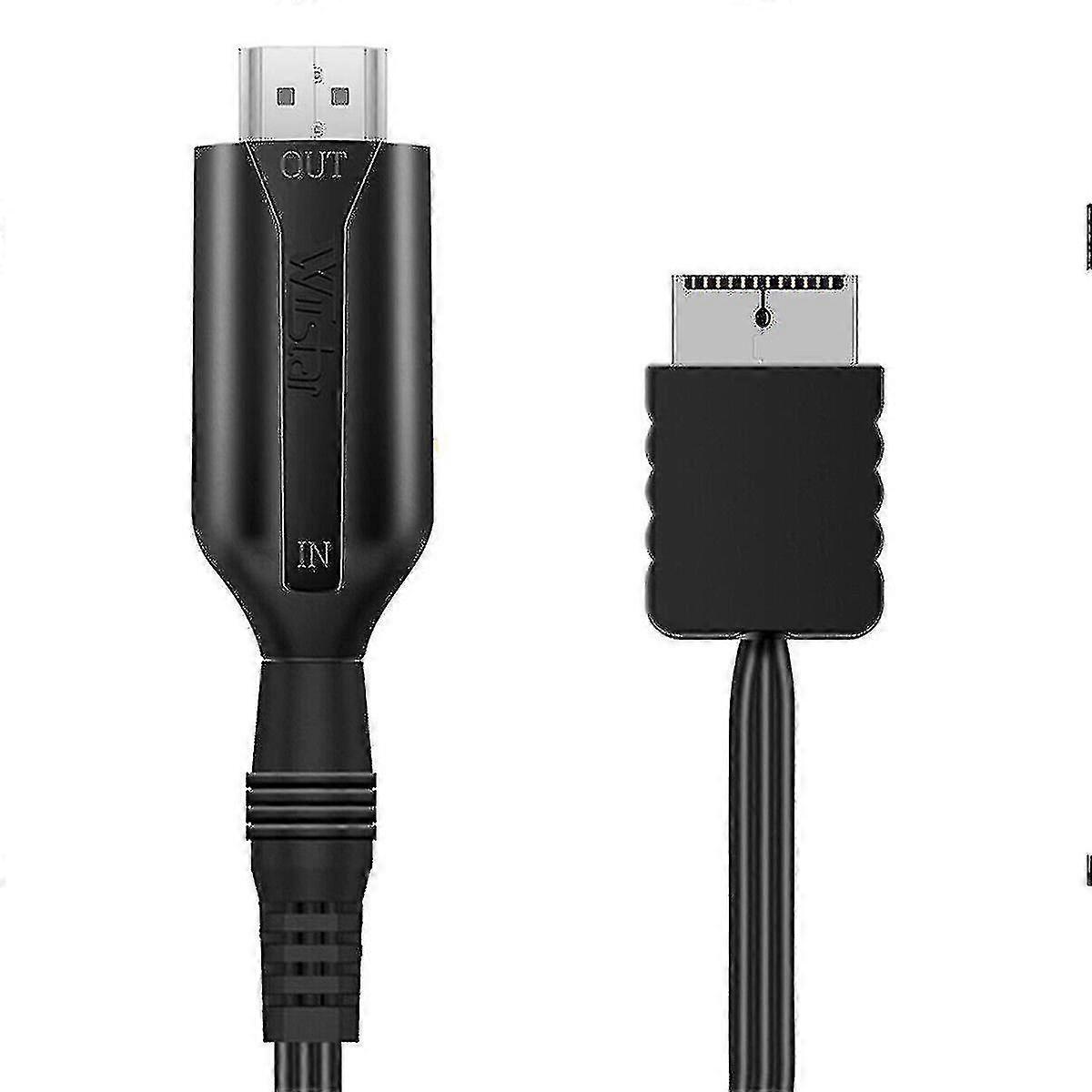 For Sony Ps1/ Ps2 To Hdmi Adapter Game Console Audio Video Converter ...