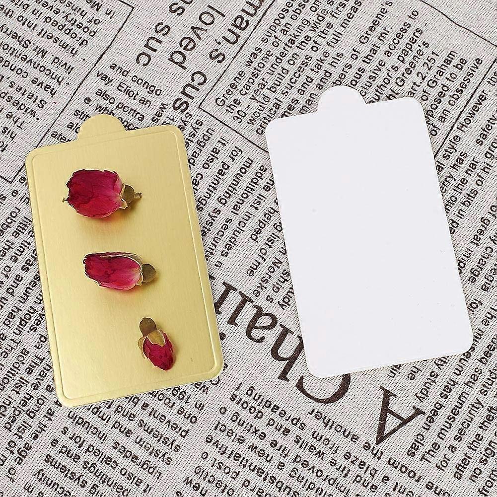 100Pcs Rectangle Mousse Cake Boards, Quarter Sheet Cake Board ...
