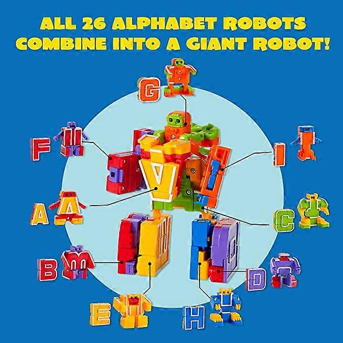 Alphabet Robots Toys for Kids, ABC Learning Toys, Alphabots, Letters ...