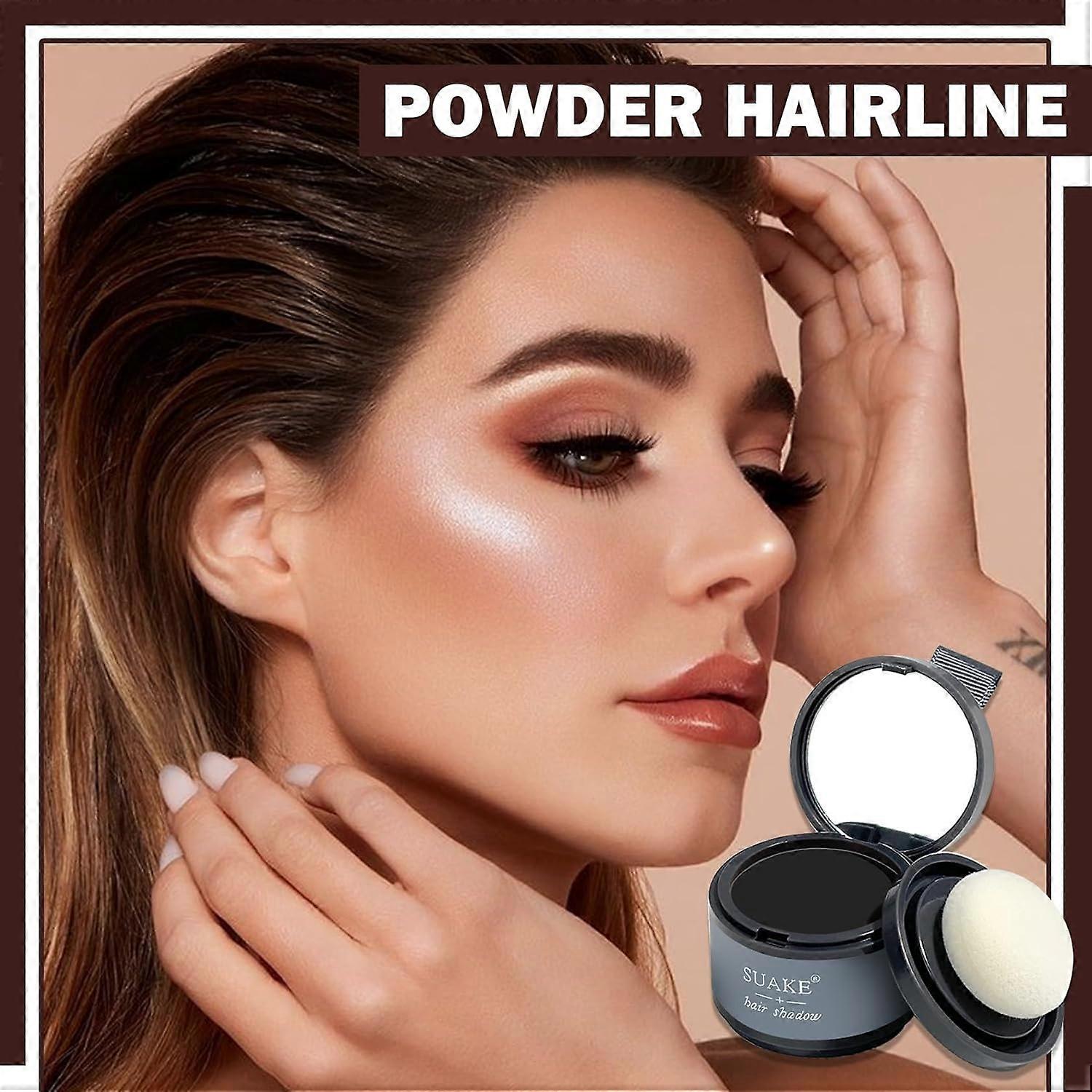 Hair Shadow Powder,Root Touch Up Hair Powder Quickly Conceals Hair Loss ...