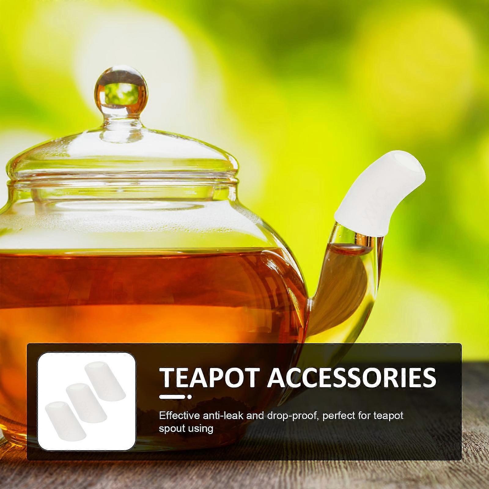 3pcs Teapot Spout Covers Anti-leak Teapot Spout Protectors Protective ...