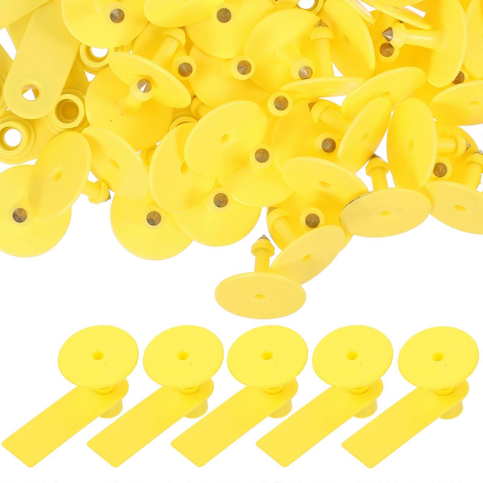 100 Sets Animal Ear Tags Farm Livestock Ear Tags for Sheep Cattle Cows ...