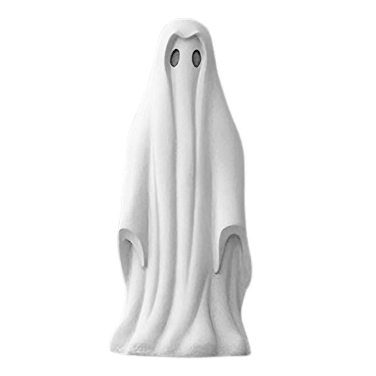 Small Scary Ghost Figurines Halloween Ghost Sculpture Statue Ornament ...