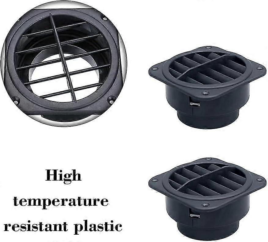 2 Pcs Car Heater Outlet Air Vent Heater Open Outlet Ducting Warm Air ...