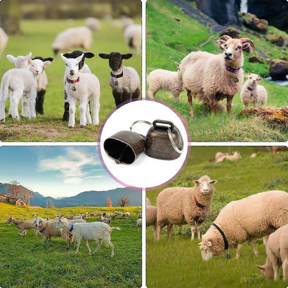 5-Pack Goat Collars with Anti-Loss Bells, Perfect for Farm Animals ...