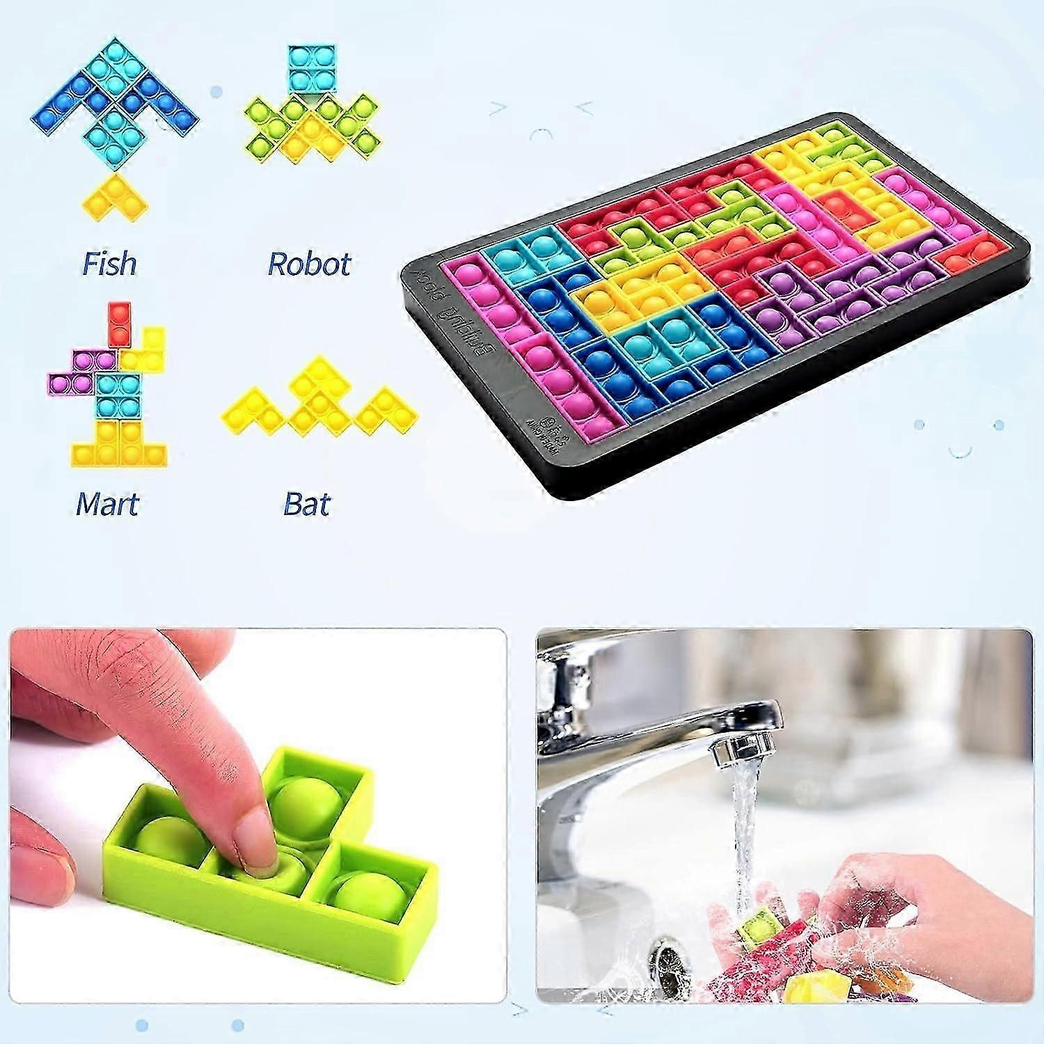 Pop Fidget Toy Its - Bubble Big Puzzle Pop Push It&Popper Bubble ...