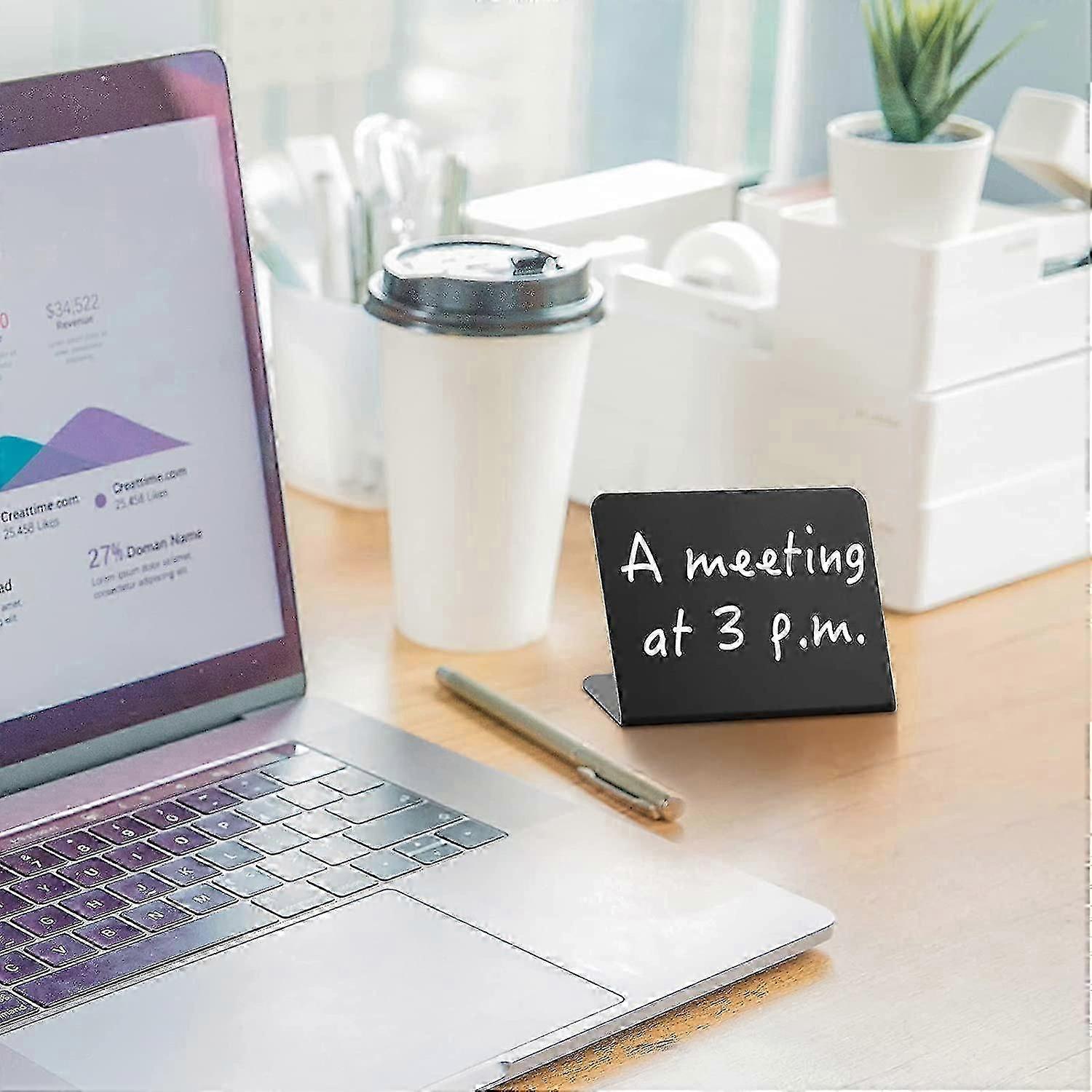 20 Pack Mini Chalkboard Signs For Food, Tabletop Chalkboard Labels L ...